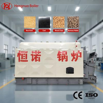 China DZL Industrial Chain Grate Solid Fuel Steam Boiler 4-20Ton for Food Drying CE Certified for sale
