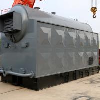 China Industrial 6 Ton Horizontal DZH Biomass Steam Boiler Automatic High Efficiency Single Drum Longitudinal Quick Loading Movable for sale