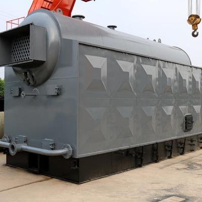 China 1-6Ton Industrial Automatic Horizontal DZH Biomass Fired Steam Boiler with Wood Logs Barks Bagasse Fuel for sale