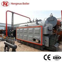China Eco-Friendly DZH Horizontal Low Industrial Moving Grate Steam Boiler Wood Pellet Corncob Fired for Hotel Greenhouse Heating for sale