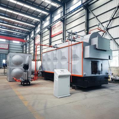 China Wholesale DZH 6Ton Horizontal Low Pressure Steam Boiler Water Fire Tube Structure Wood Log Waste Fired Industrial Central for sale