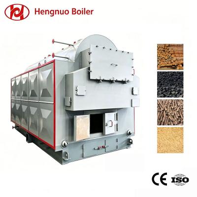China Customizable Horizontal Low Pressure DZH Series Biomass Wood Coal Industrial Steam Boiler Automatic Control High Efficiency for sale