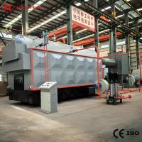 China DZH Industrial Biomass Fired Water Tube Steam Boiler High Capacity Horizontal Design for sale