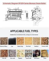 China Dzh 4 Ton Industrial Automatic Wood Biomass Pellet Fired Low Pressure Steam Boiler with High Efficiency for Bathroom Use for sale