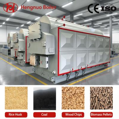 China Industrial Fire Tube 6ton 4ton DZH Biomass Fired Steam Boiler For Renewable Energy for sale