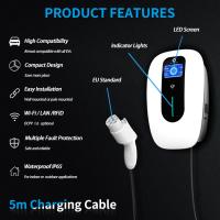 China 7kw Type 2 RFID Electric Vehicle Wifi EV Charger 32a 230V 1 Phase For Home for sale