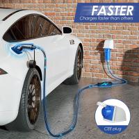 China IEC 62196-2 Type 2 Portable EV Charger In Cable Auto Adjustable Current 8A to 32A for sale