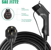China 32A 7kw Portable EV Charging Station SAE J1772 Level 2 NEMA14-50 for sale