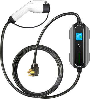 China 32A 7kw Portable EV Charging Station SAE J1772 Level 2 NEMA14-50 for sale
