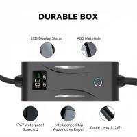 China EU Standard 3.3kW Portable Electric Car Charger 6 To 16 Amp Type 2 Charger for sale