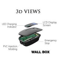 China IP65 22KW Home Charging Wall Box Three Phase Level 2 Solar PV Systems for sale