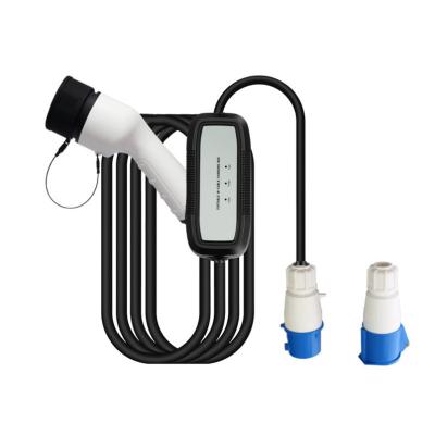 China 230VAC Level 2 Portable Car EV Charger Adjustable Current 8A 10A 13A 16A for sale