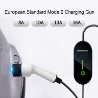 China 1.8 To 3.5Kw Portable EV Charging Station 16A Type 2 Four Gears Adjustable for sale