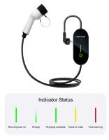 China 1.8 To 3.5Kw Portable EV Charging Station 16A Type 2 Four Gears Adjustable for sale
