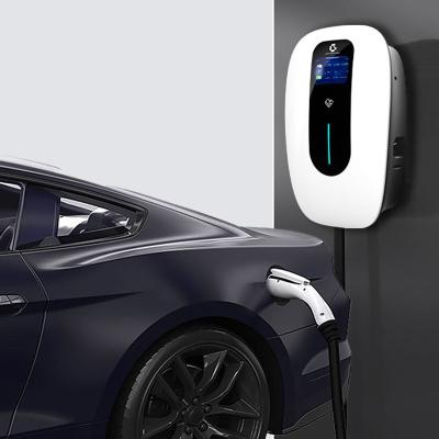 China RFID Wi-Fi 4G EV Fast Charging Station 30mA Type A 6mA DC 230V 32A for sale