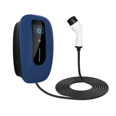 China 32A 3P Car EV Charger Wifi Enabled 22kw Wall Mounted Portable Car Chargers for sale