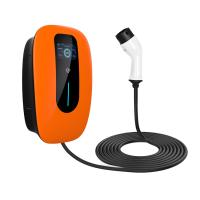 China New Energy Car EV Charger IP65 11KW Fast EV Charger FCC With Advertising Screen for sale
