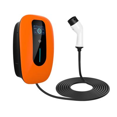 China New Energy Car EV Charger IP65 11KW Fast EV Charger FCC With Advertising Screen for sale