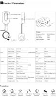China AC 380V 220V 1P 7kw Car Charger Level 2 Ev Chargers 3.5m Cable for sale
