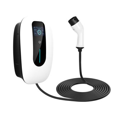 China APP WIFI EV Car Charger 16A 32V 22kw Wallbox Home Car Charging Station for sale