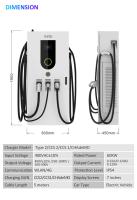 China Type2 CCS2 Ethernet 4G Wifi AC DC EV Quick Charge Station 80kw Charger For Car for sale