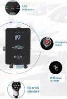China 11Kw AC Charger for Electric Vehicle Charging Station WiFi or 4G Smart Home EV Charger for sale