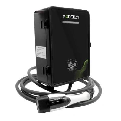 China Mode 2 3Phase CE TUV Ocpp 1.6 WiFi Home Load Balancing Smart EV Charger 220V 7kw for sale