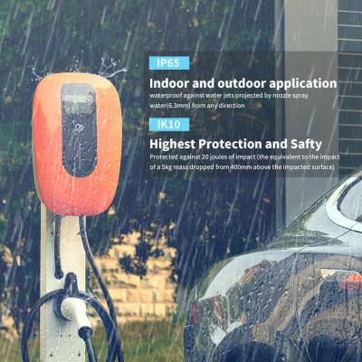 China 11KW 22KW Fast Electric Wallbox AC Charger OCPP1.6 Europe EV Car Charger For Home for sale