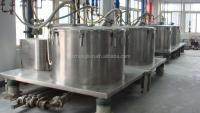 China PGZ Scraper Centrifuge 1000mm Bowl PLC Controlled Automatic Discharge for Chemical Resin Separation for sale