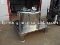 China Zhonglian PS Series Flat Perforated Basket Centrifuge for Acetic Acid 380V 50Hz Industrial Separator for sale