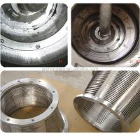 China SS316L Horizontal Pusher Centrifuge HR320 2 Stage Continuous Chemical Industry Salt Separation 2900rpm for sale