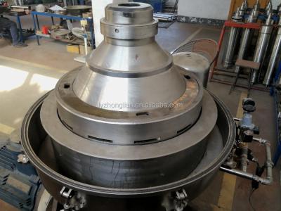 China Zhonglian Disc Centrifugal Separator Machine - 300-10000 L/H Capacity, 6000-7302 RPM for Fish Oil Processing for sale