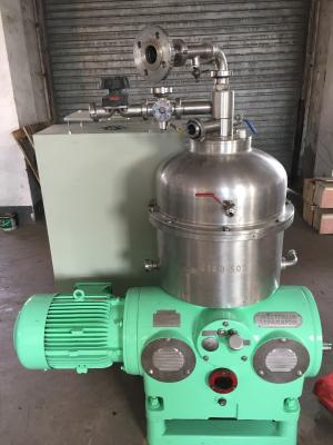 China Zhonglian Disc Centrifugal Separator 300-10000 L/H Capacity with 6000-7302 RPM Bowl Speed for sale