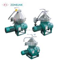 China Stainless Steel Disc Stack Centrifuge Separator 500-800L/H 11100RPM for Oil Milk Juice for sale