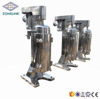 China GF105 Industrial Tubular Centrifuge for Coconut Oil Solid Liquid Separation 16300rpm for sale