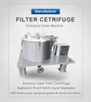 China PGZ Scraper Discharge Centrifuge 800mm Bowl 1500rpm for Chemical Salt Sugar Separation for sale