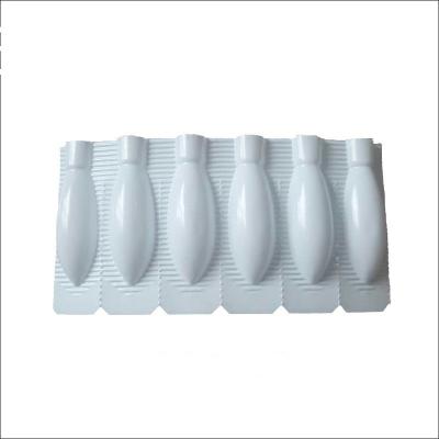 China PVC/PE Suppository Shells 45-52mm Height with 0.6-3.0ml Capacity - ISO Certified Pharmaceutical Packaging for sale