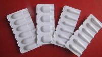 China PVC/PE Suppository Shells 45-52mm Height with 0.6-3.0ml Capacity - ISO Certified Pharmaceutical Packaging for sale