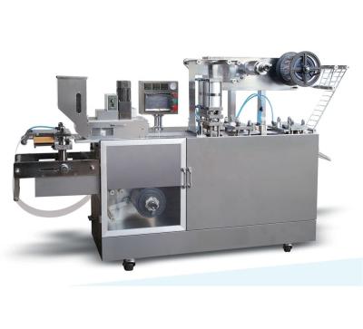 China Electric Blister Packaging Machine 300x160x26mm for Jam Peanut Butter Liquid with 280 strips/hour capacity for sale