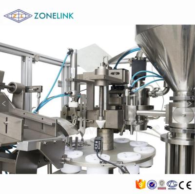China Automatic Tube Filling Sealing Machine for Plastic Tubes φ10-60mm, 30-70 pcs/min Capacity for sale