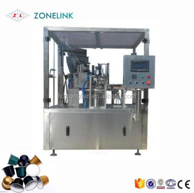 China Coffee Capsule Automatic Filling Machine 1000-12000BPH K-Cup with 220V/50Hz and 5-30ml Capacity for sale