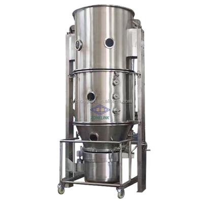 China FL Series Vertical Fluidized Dryer Granulator 30kg Batch Stainless Steel GMP for sale