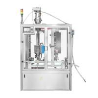 China Automatic Coffee Cup Powder Filling Machine 2500-24000 cups/h with 5-30ml Capacity and 380V Power for sale