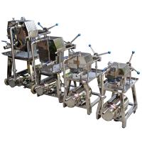 China 10-Layer Stainless Steel Automatic Filter Press with 3T/h Flow Rate for Beer, Wine and Oil Processing for sale