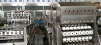 China Automatic Linear Ice Cream Filling Sealing Machine 1200-3600L/H Capacity 50-200g Cups for sale
