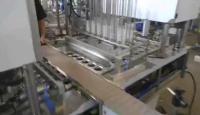 China Fully Automatic Linear Jelly Cup Filling Machine 1200-3600L/H Capacity 50-200g Per Cup for sale