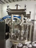 China Rotary Gelato Ice Cream Cup Filling Sealing Machine 220V 2.5KW for Food Shop for sale