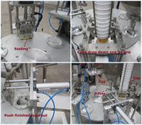 China Rotary Cup Filling Sealing Machine 220V 2.5KW for Ice Cream Yogurt Juice for sale