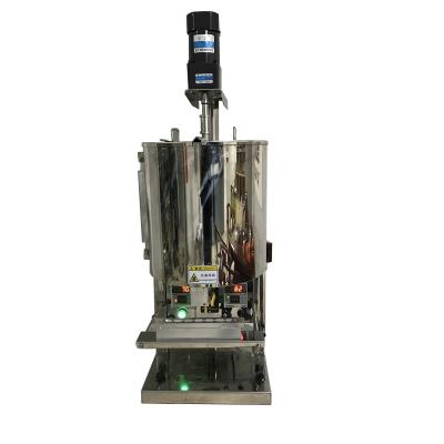 China ZONELINK 15L 20L 30L Pneumatic Vertical Lipstick Filling Machine with Easy Operation for sale