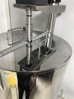 China ZONELINK Pneumatic One Nozzle Vertical Lipstick Filling Machine With Heating Stirring for sale